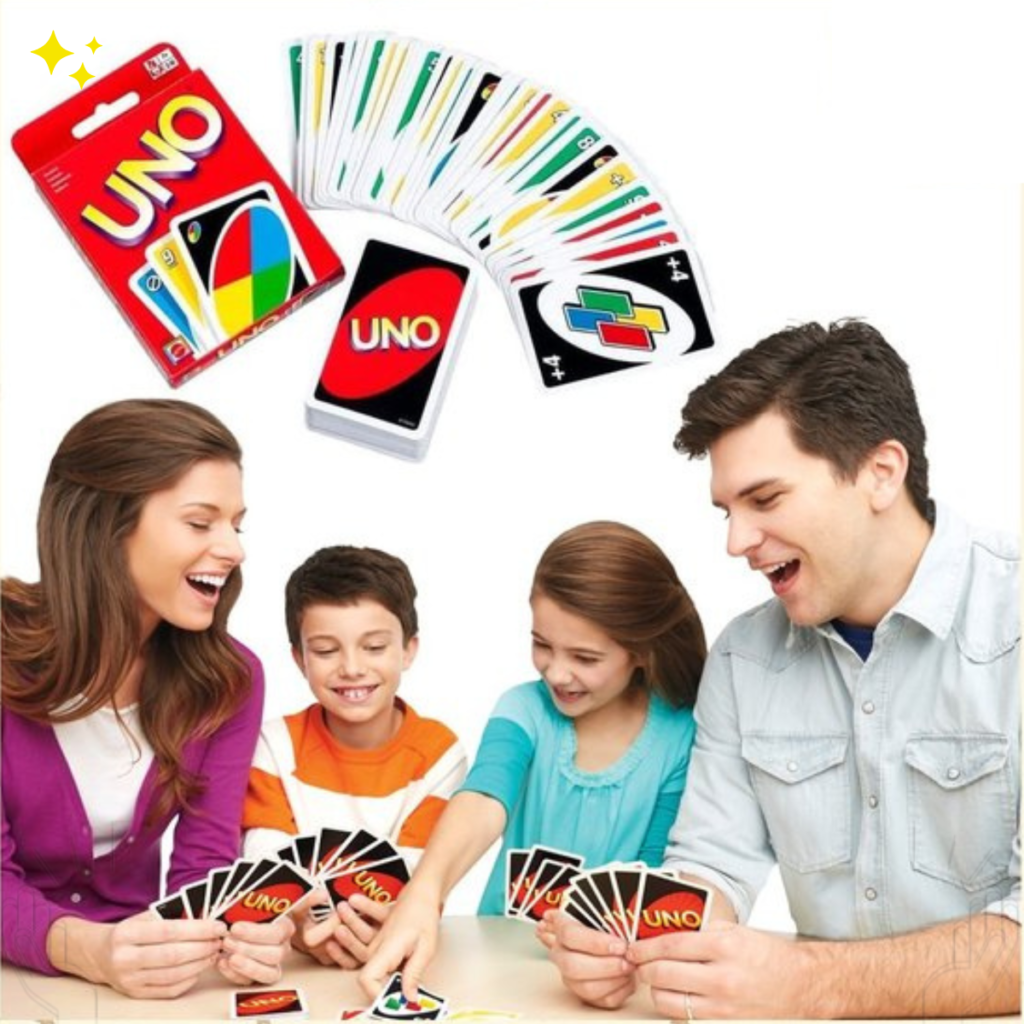 Uno Jogo De Cartas Baralho Colorido - Jogo Para Toda Familia - Konomizze